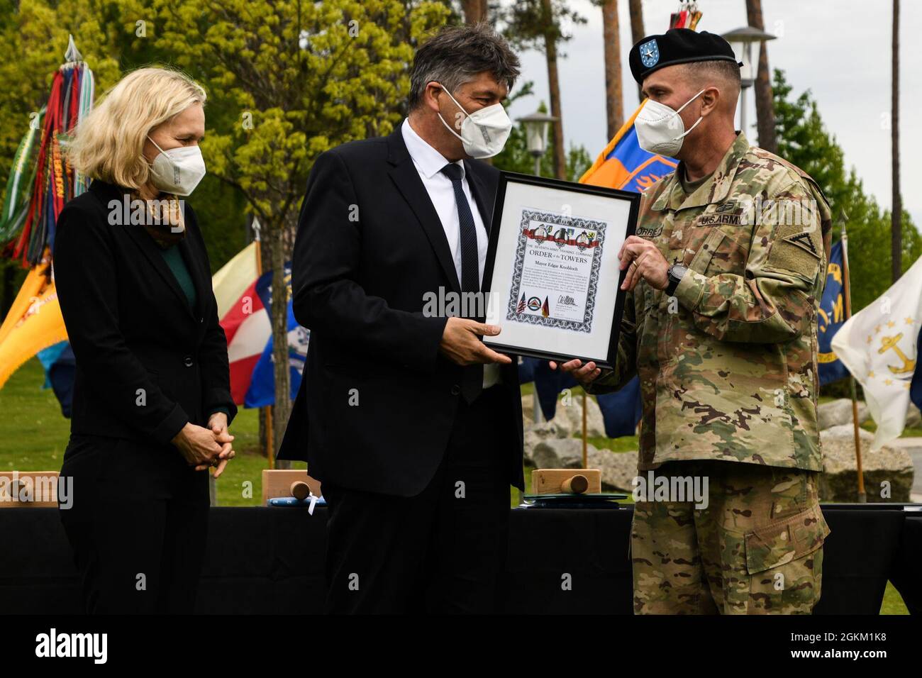 Brig. Gen. Christopher R. Norrie, commanding general of 7th Army ...