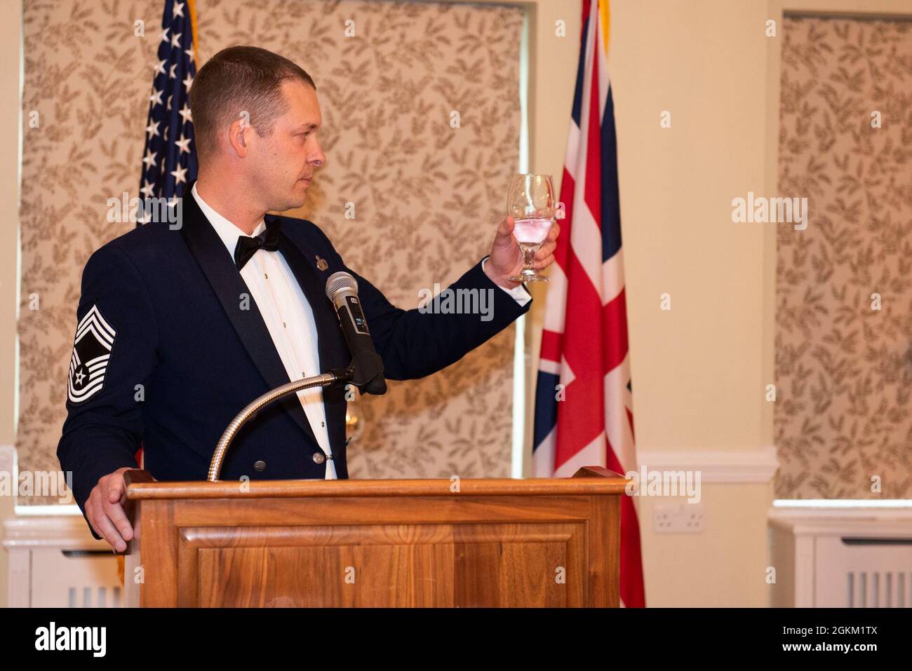 U.S. Air Force Chief Master Sgt. Michael Venning, 422nd Air Base Group ...