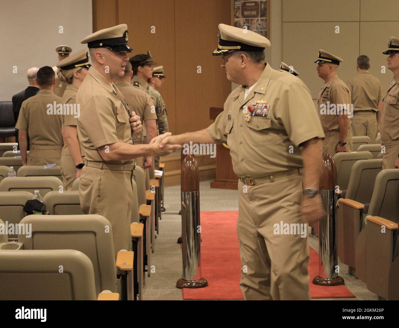 Capt. Andrew Vaughn, who has just relinquished the helm of Naval ...