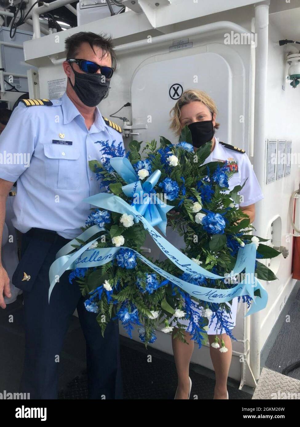 From left, Capt. Christopher Chase, commander, U.S. Coast Guard Sector ...