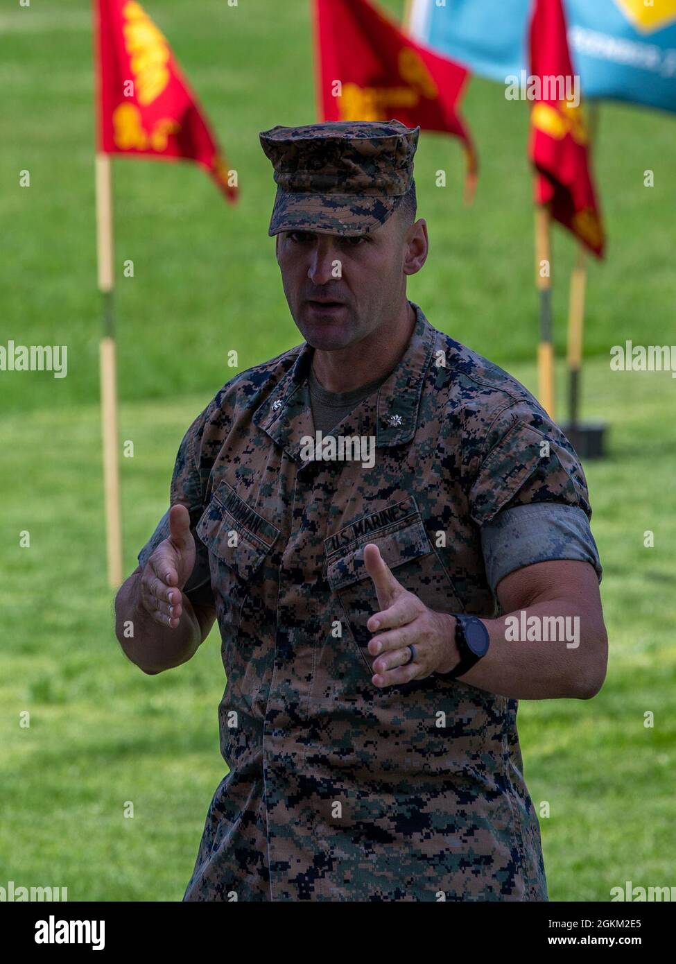 U.S. Marine Corps Lt. Col. Jeffrey M. Rohman, the commanding officer of ...