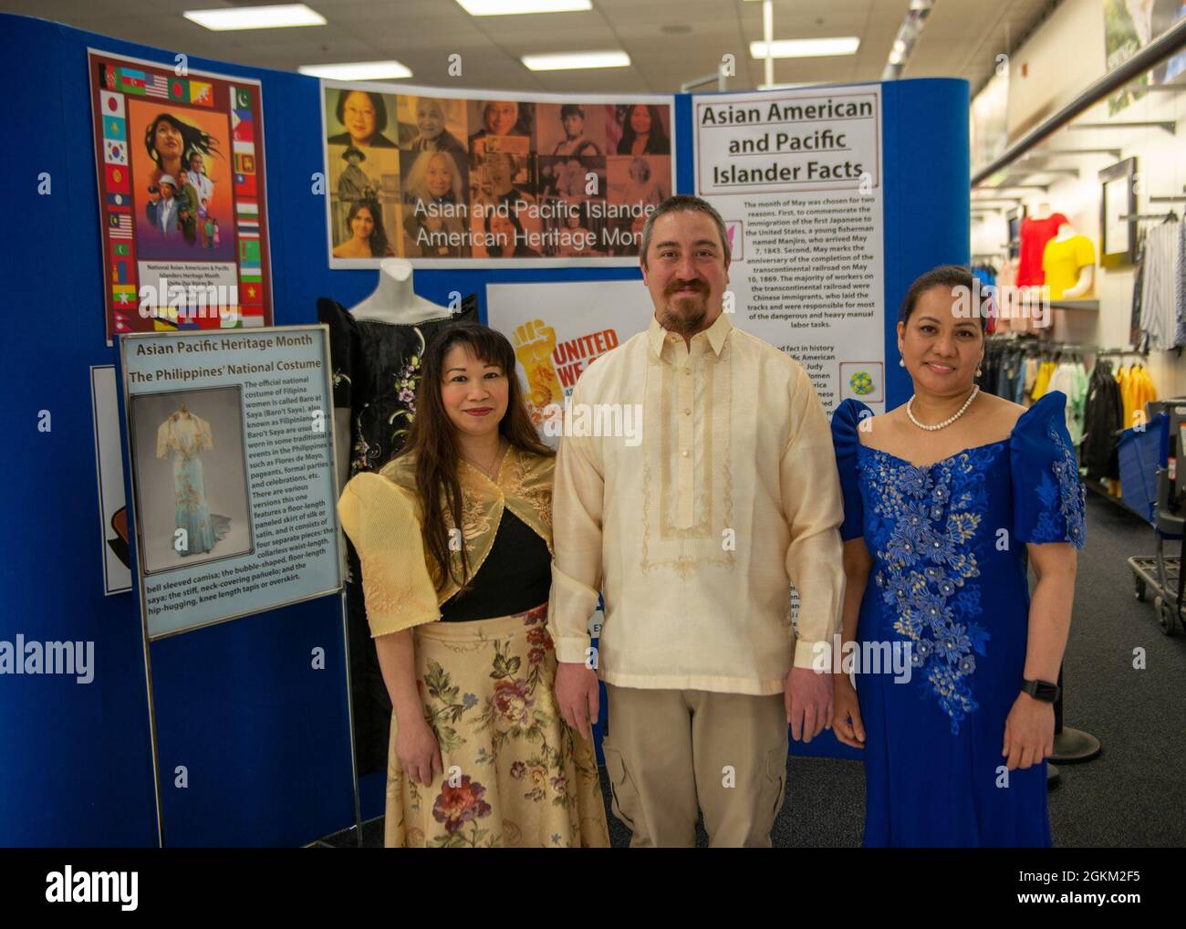 Cecille Eaker, left, Felix Allen, middle, and Jenifher De Paz, Exchange ...