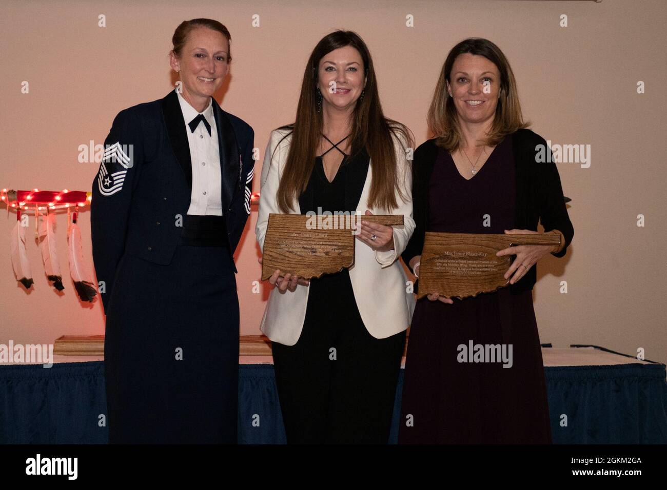 Chief Master Sgt. Laura Hoover, 97th Operations Group superintendent ...