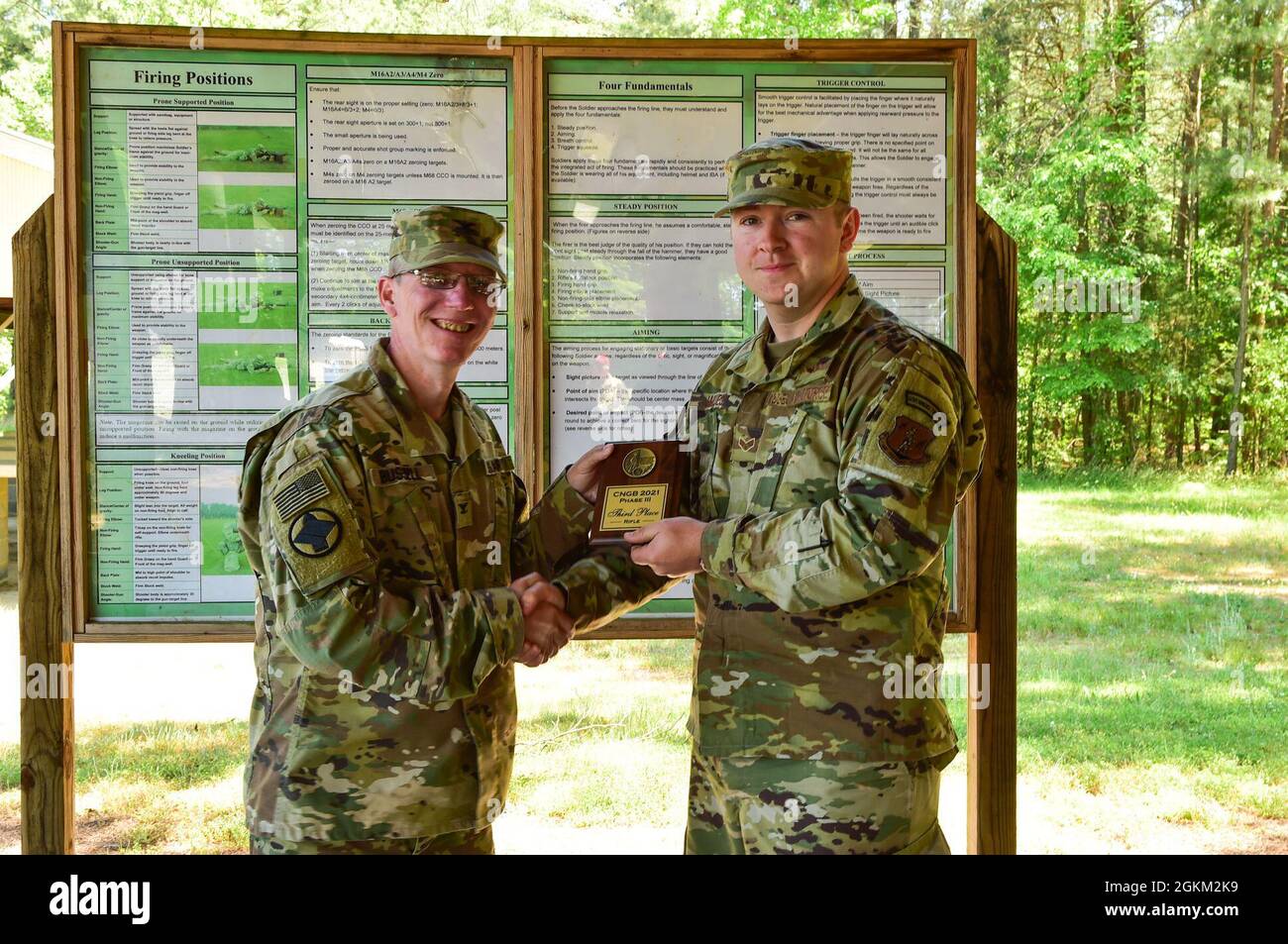 Senior Airman Andrew Jaques, Arkansas National Guard, was presented the ...
