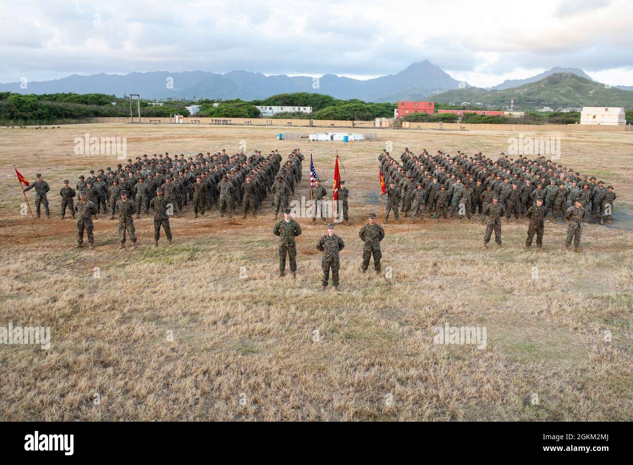 U.S. Marines with Headquarters Battalion, Marine Corps Base Hawaii ...