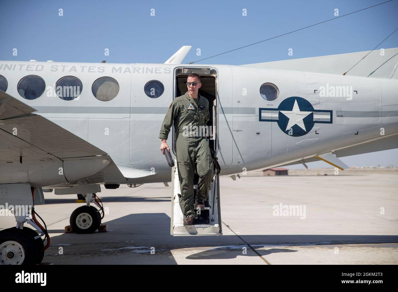 U.S. Marine Corps Lt. Col. Olgierd J. Weiss III completes his final ...
