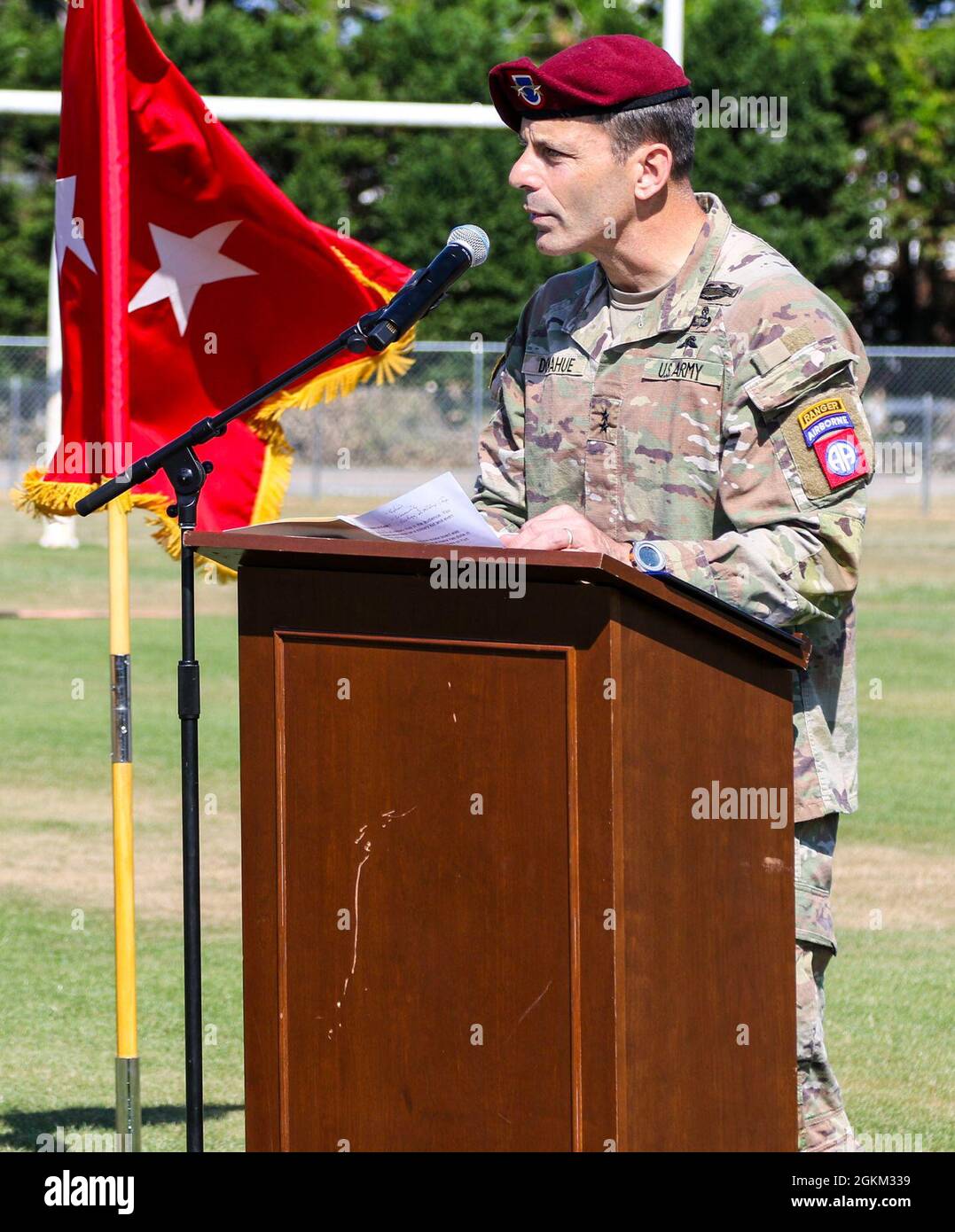 Maj. Gen. Christopher Donahue, Commanding General of the 82nd Airborne ...