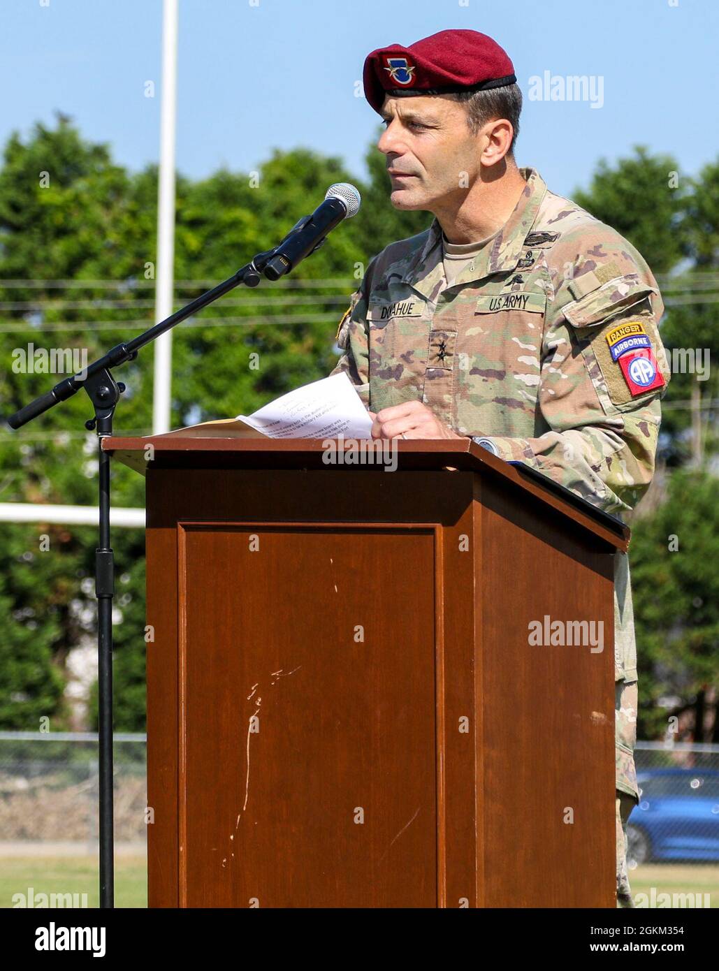 Maj. Gen. Christopher Donahue, Commanding General of the 82nd Airborne ...