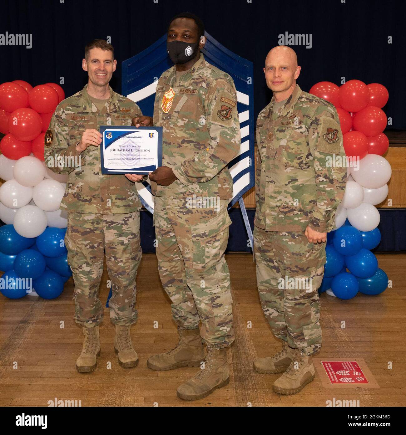 U.S. Air Force Tech. Sgt. Johnathan Johnson, master sergeant select with the 35th Maintenance ...