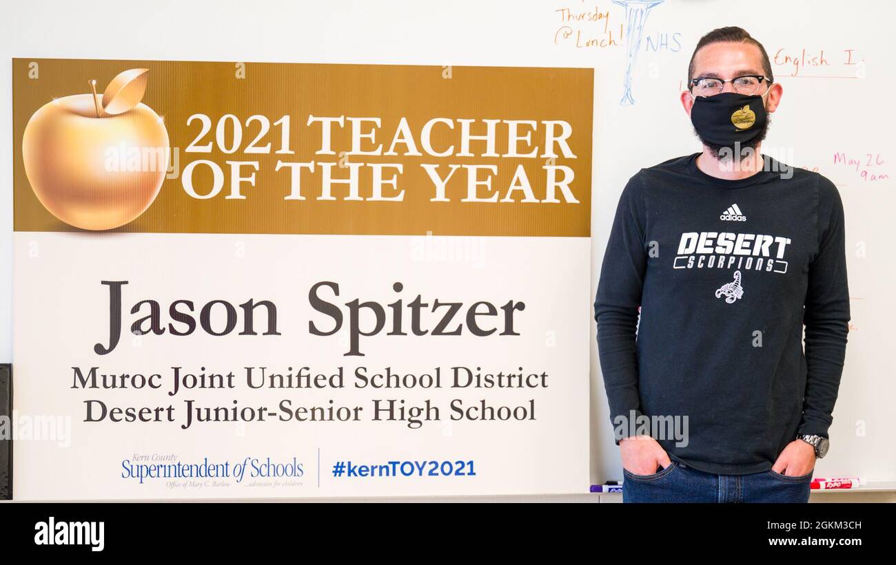 Desert Junior-Senior High School, Jason Spitzer, has been named the ...