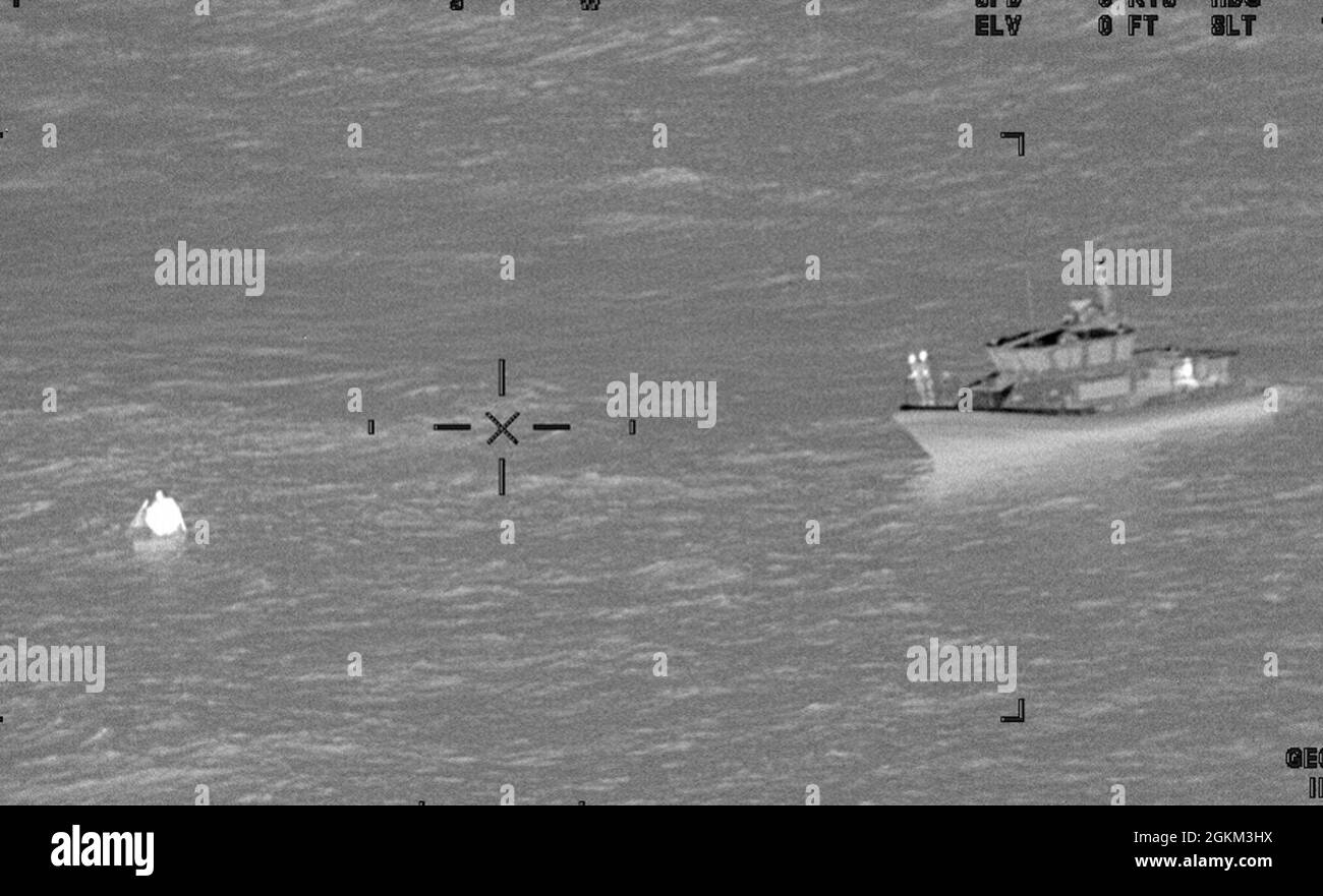 A Coast Guard Air Station Miami HC-144 Ocean Sentry aircrew spotted a ...