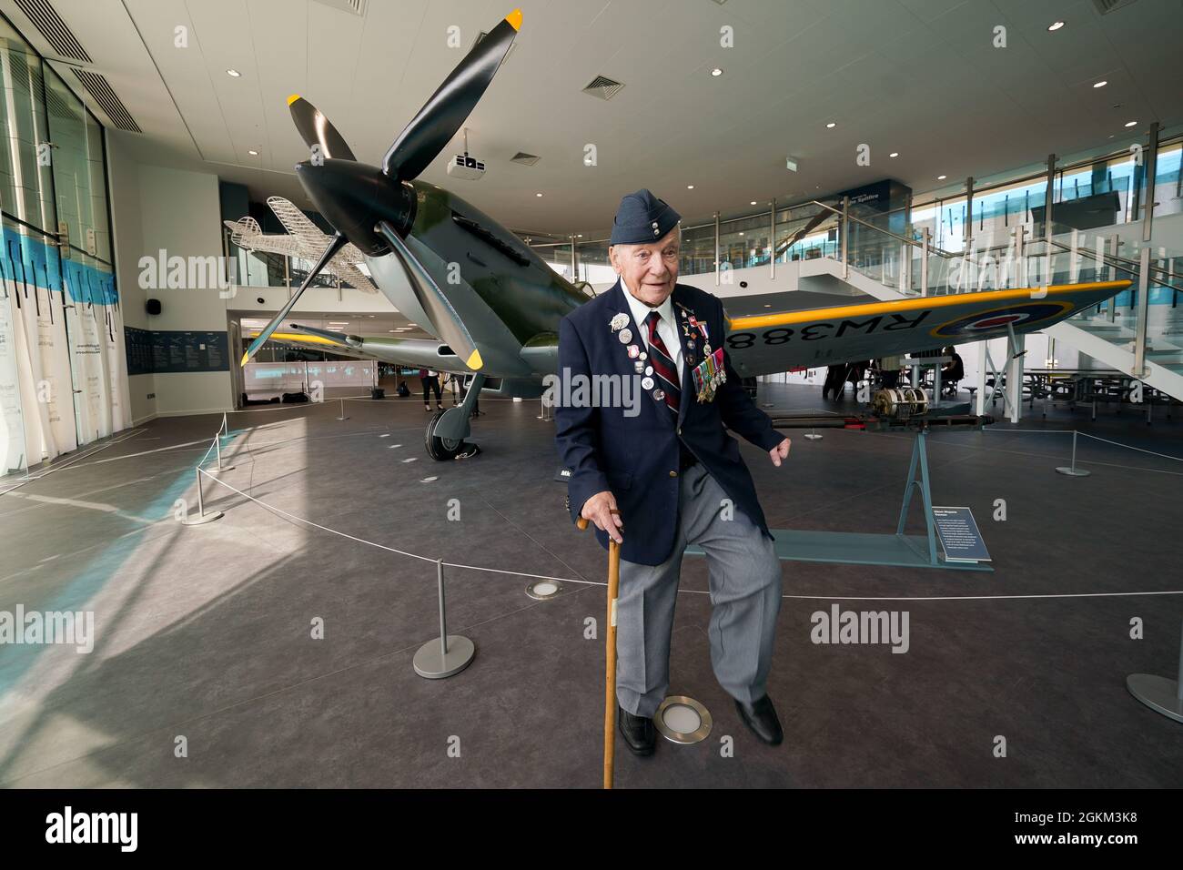 Bert Turner, a 97-year-old RAF bomber command veteran by a ...