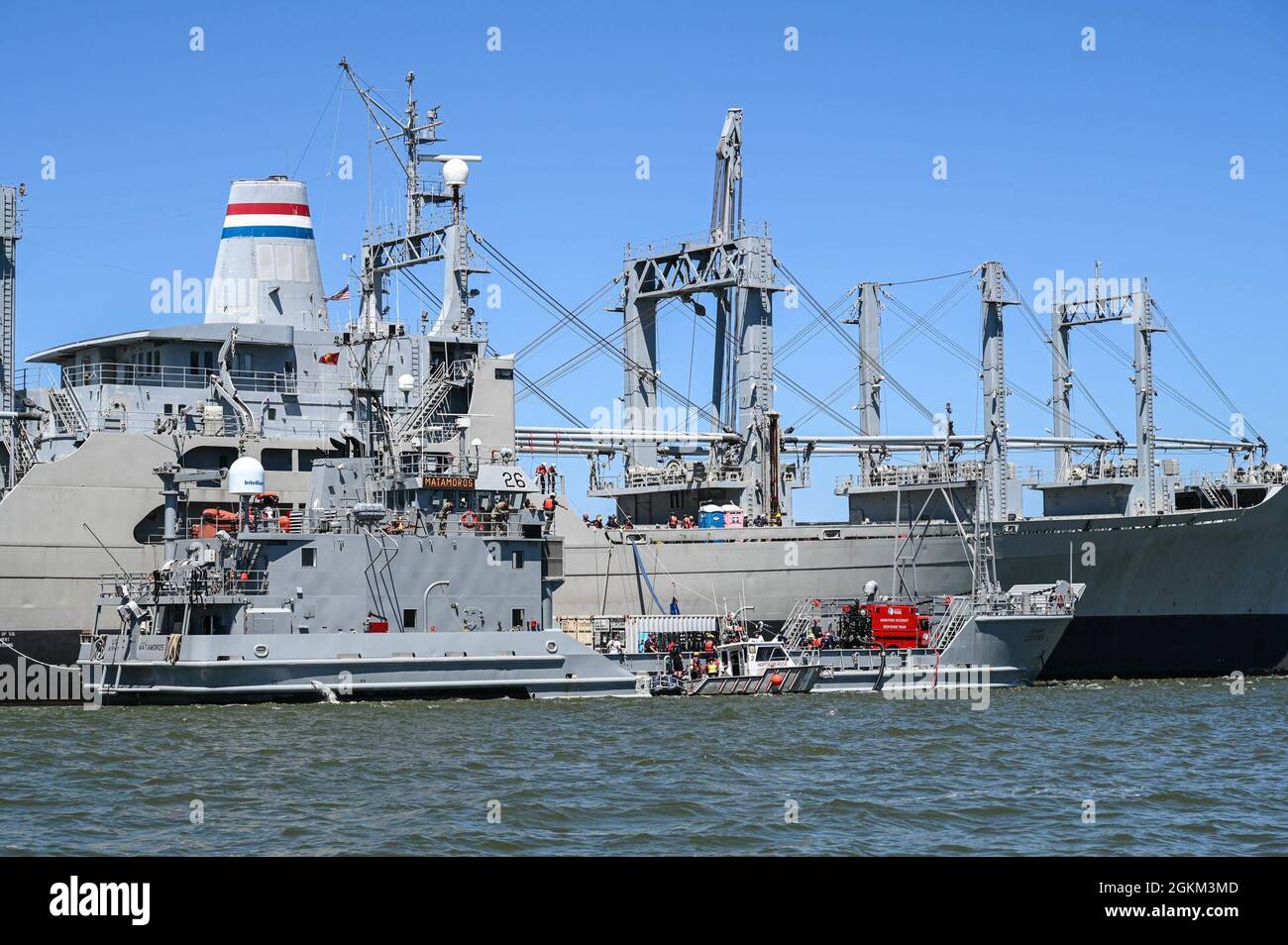 The National Defense Reserve Fleet is utilized during the Robert E ...