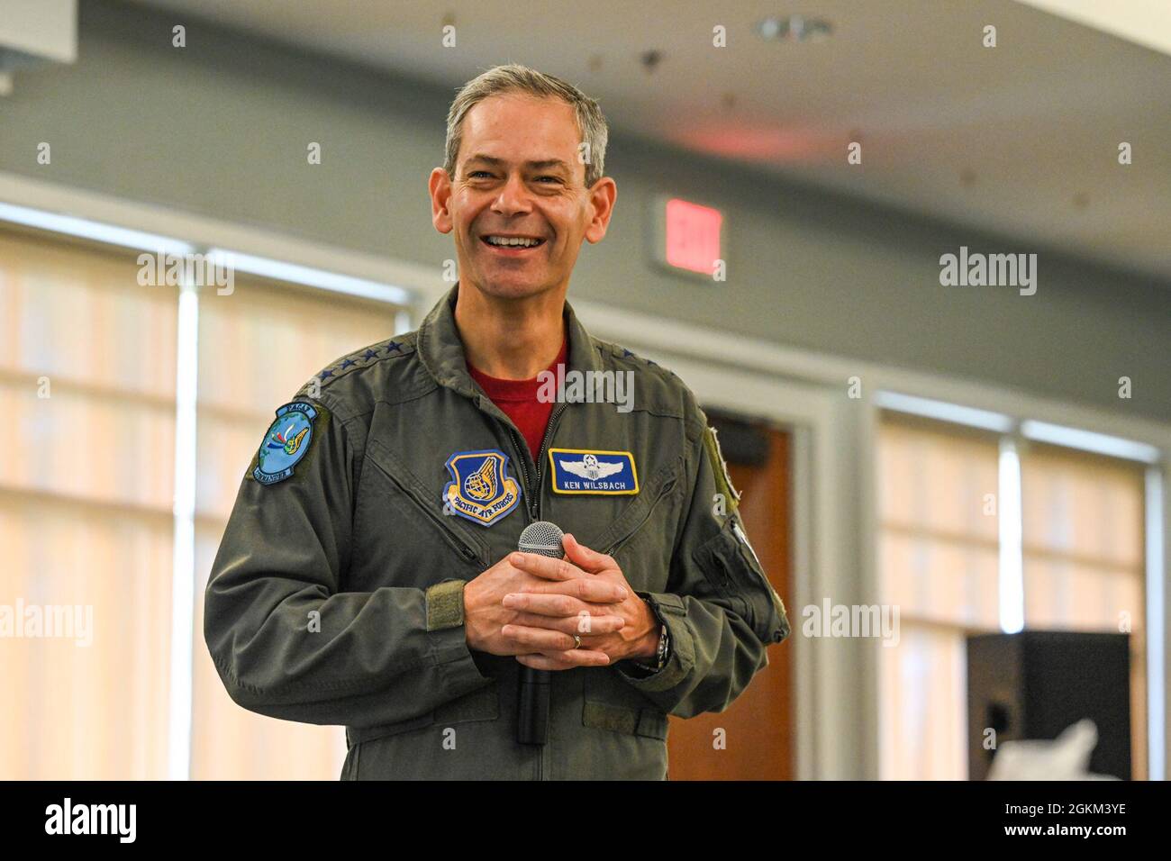 U.S. Air Force General Kenneth Wilsbach, Pacific Air Forces commander ...