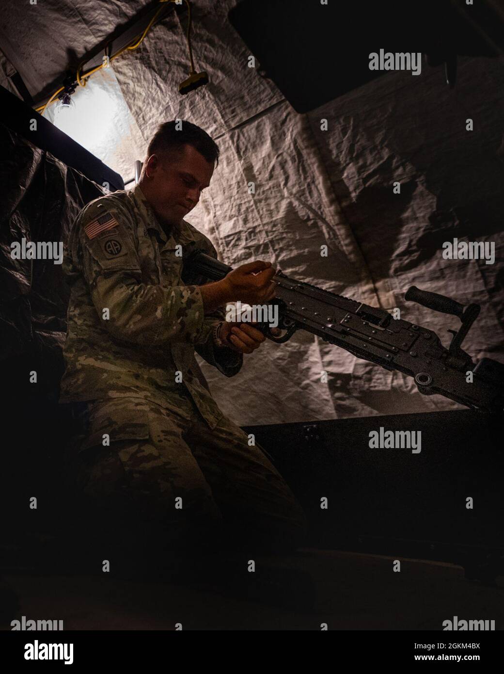 U.S. Army Reserve Soldiers assemble four different weapons systems from ...