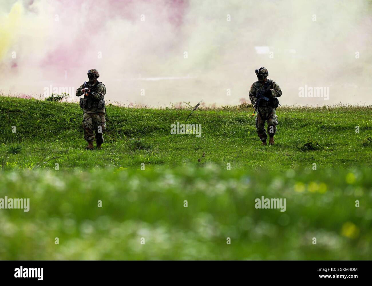 Infantrymen assigned to Florida Army National Guard’s 2nd Battalion ...