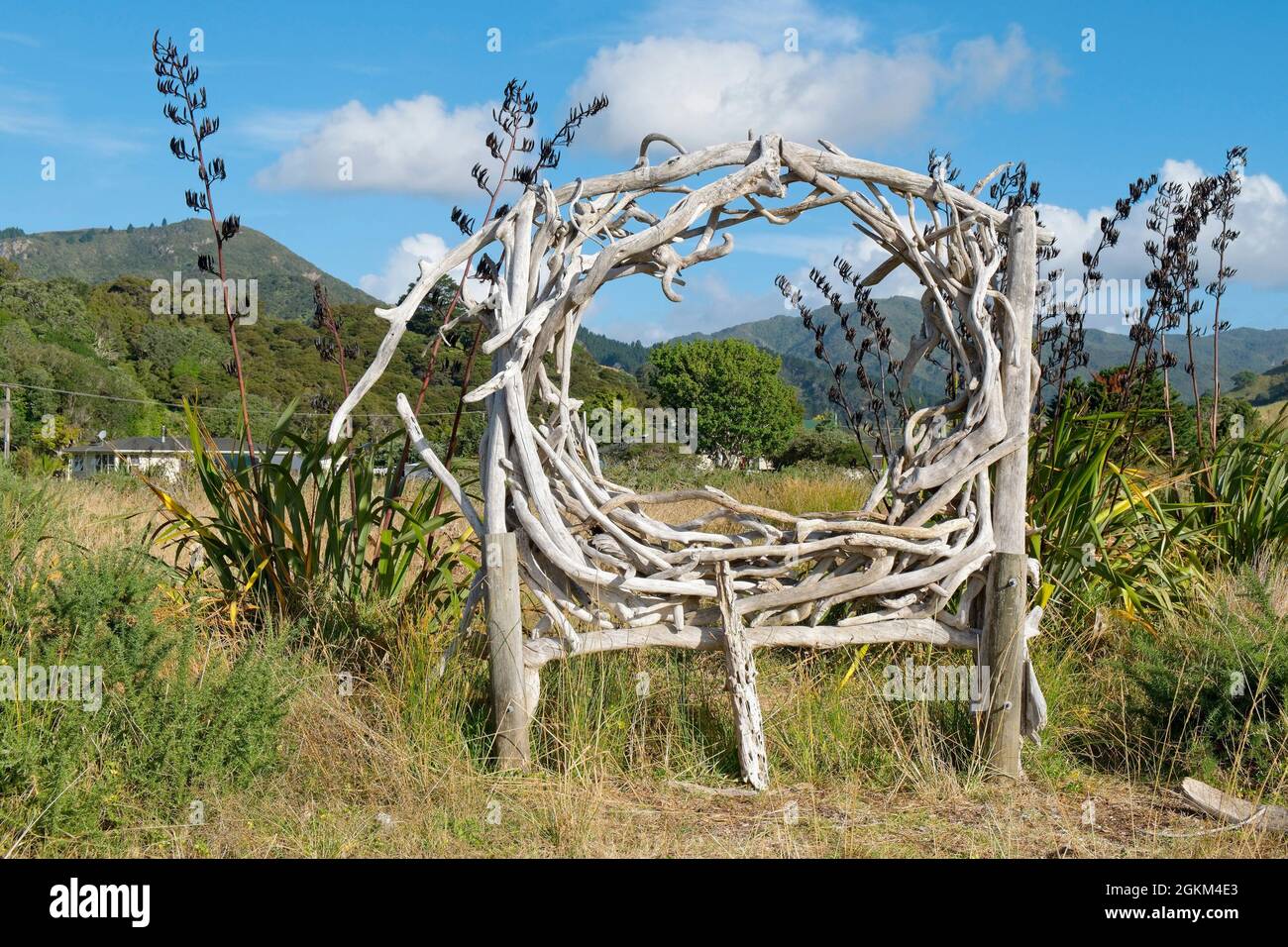 Landscape through a frame Stock Photo - Alamy