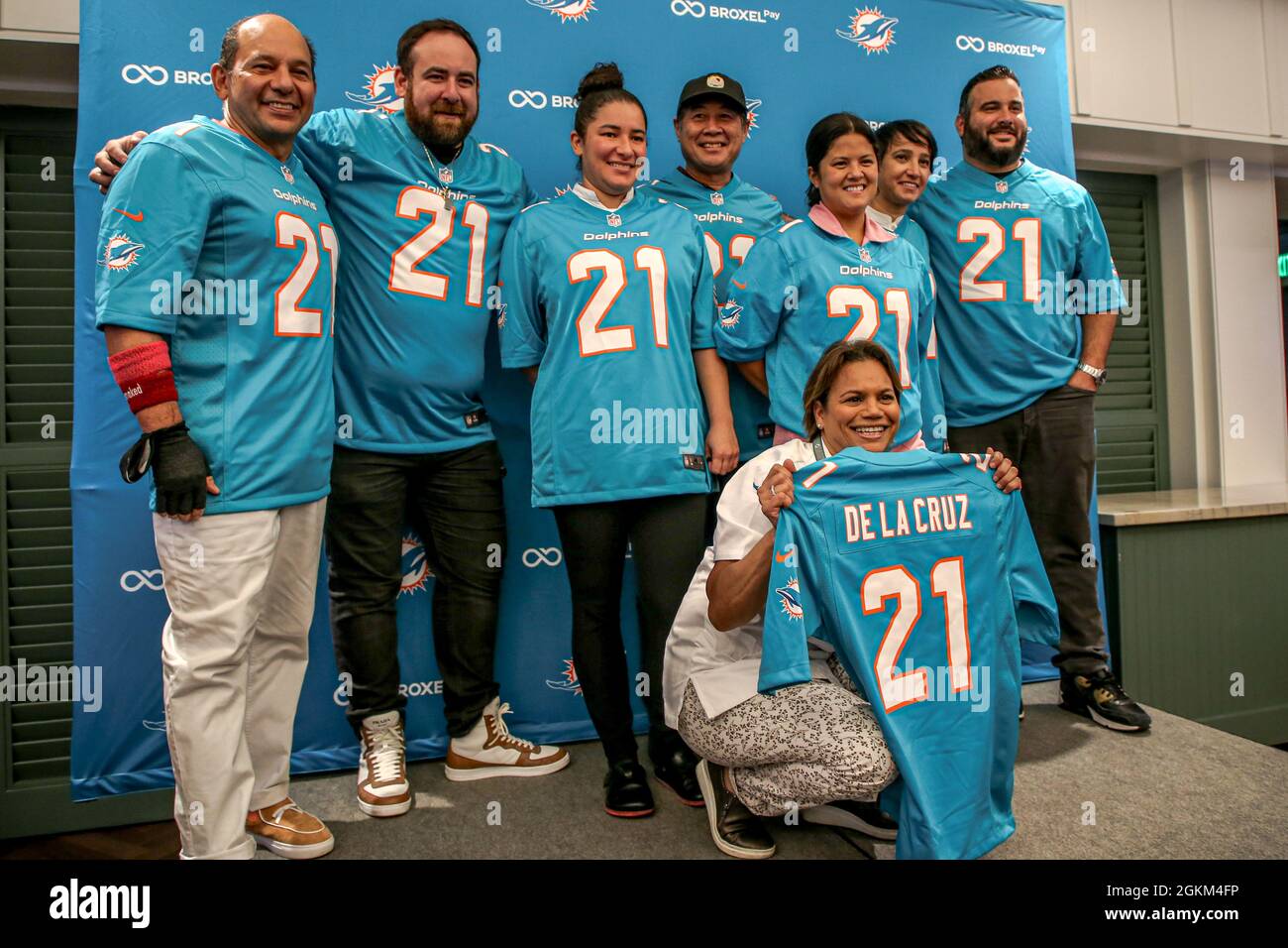 Tuesday, September 14, 2021; Miami, FL. USA; A group photo of the chefs ...