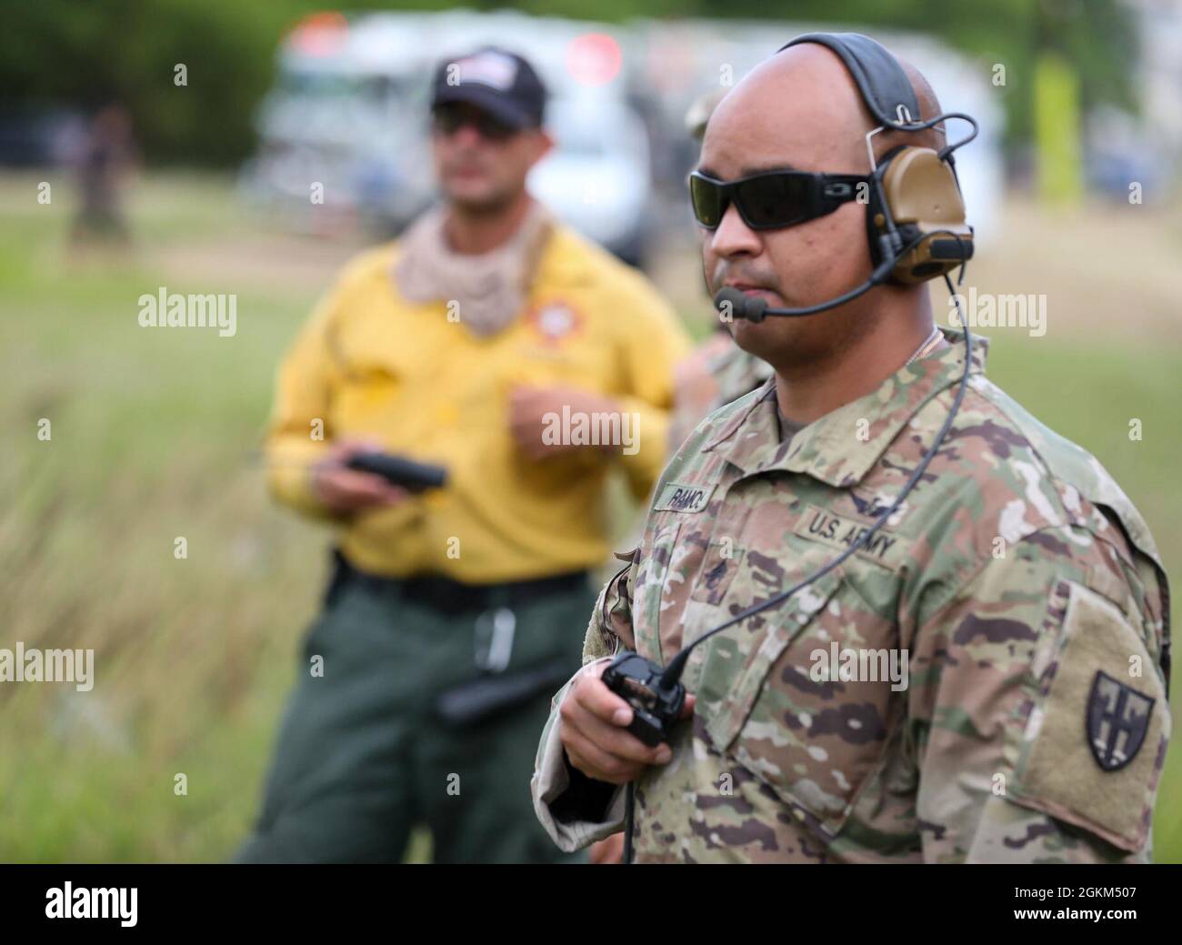 Staff Sgt. Víctor Ramos, a flight operations noncommissioned officer of ...