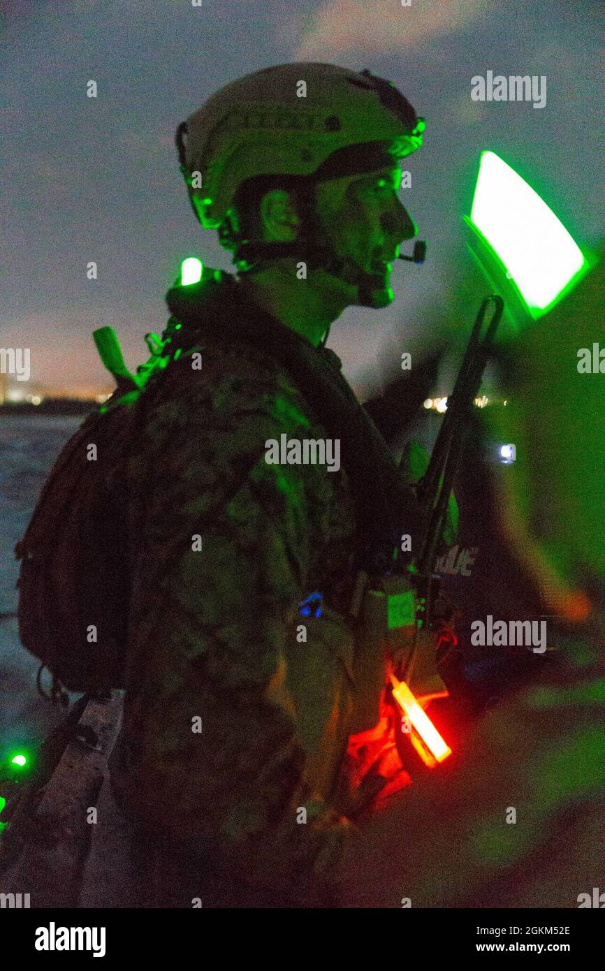 U.S. Marine Corps 1st Lt. Andrew Patterson, a platoon commander with ...