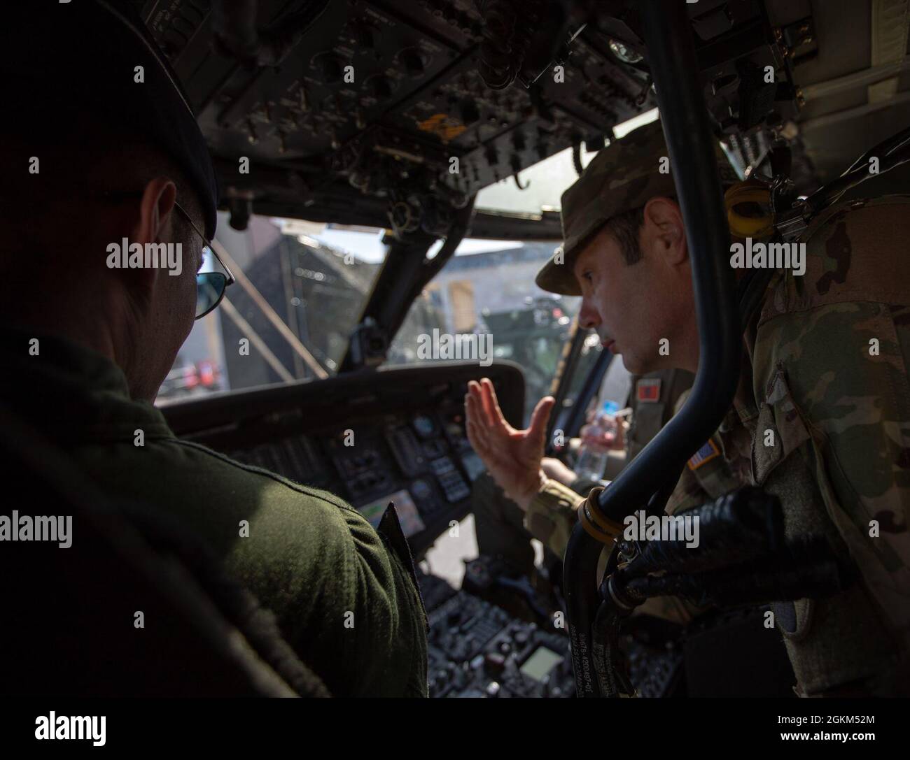 (TIRANA, Albania) --- Chief Warrant Officer 4 Jason Gerstner, the ...