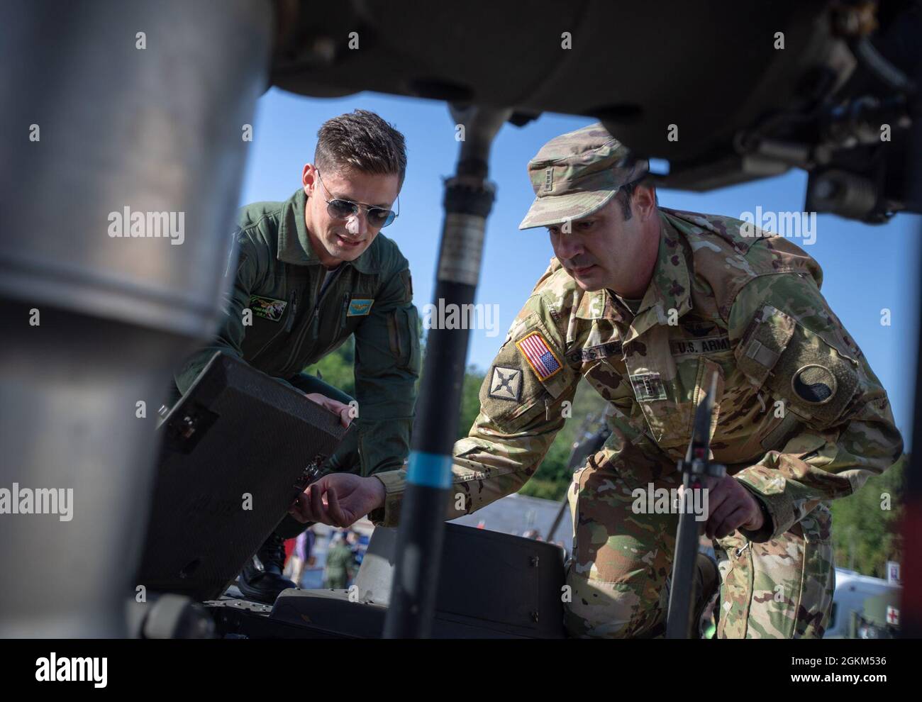 (TIRANA, Albania) --- Chief Warrant Officer 4 Jason Gerstner, the ...
