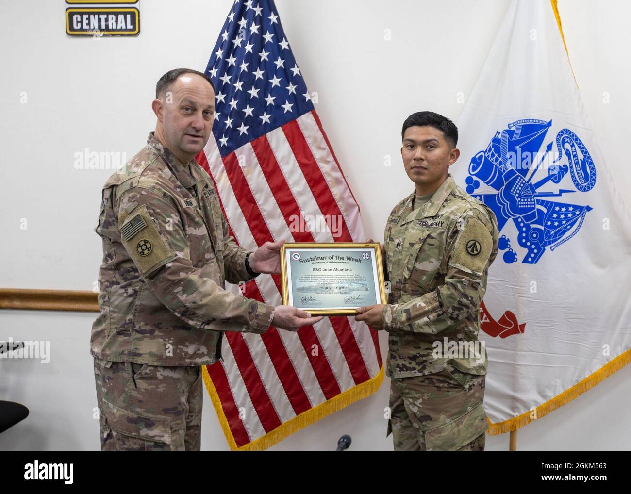 Brig. Gen. Justin Swanson, deputy commanding general, 1st Theater ...