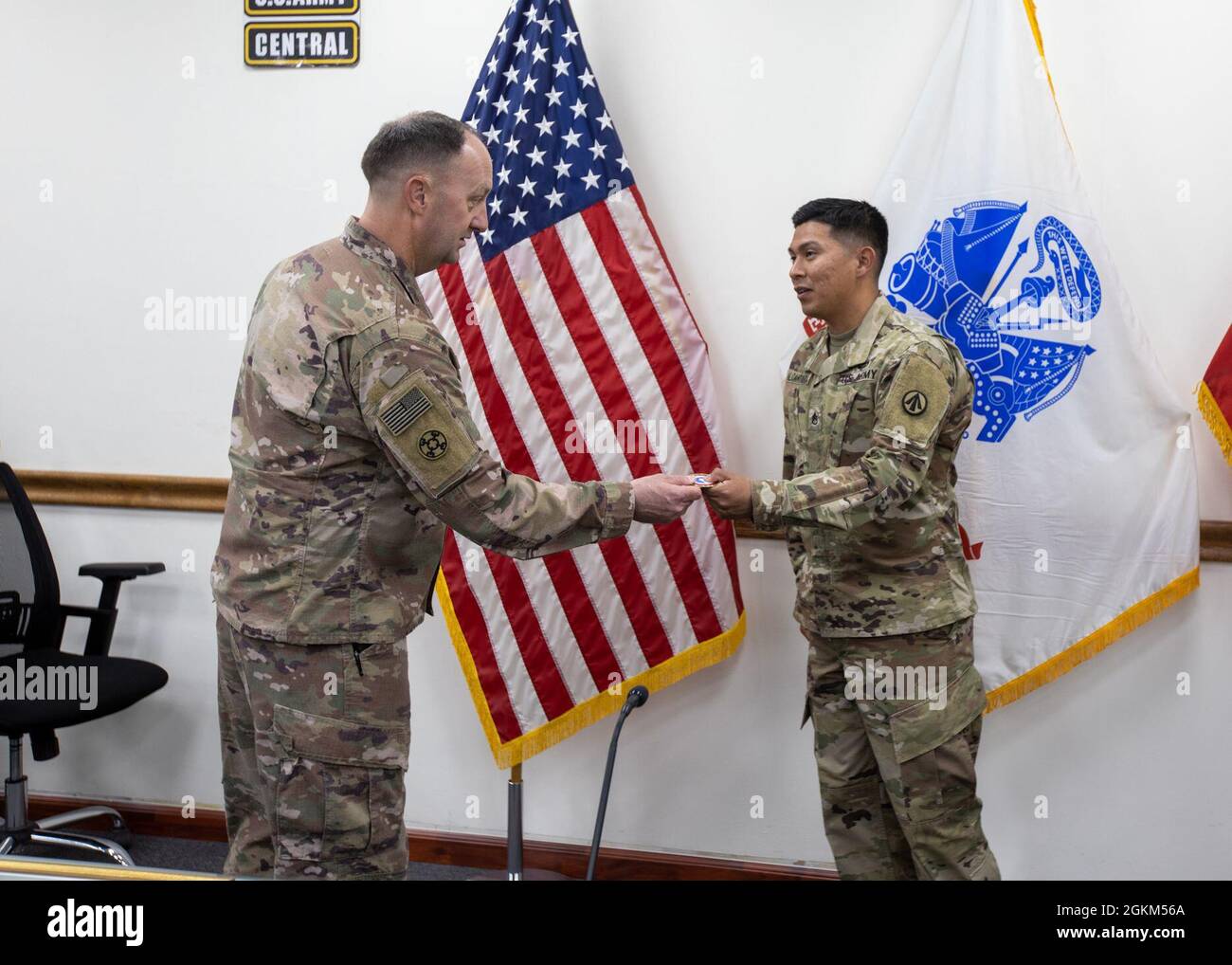 Brig. Gen. Justin Swanson, deputy commanding general, 1st Theater ...