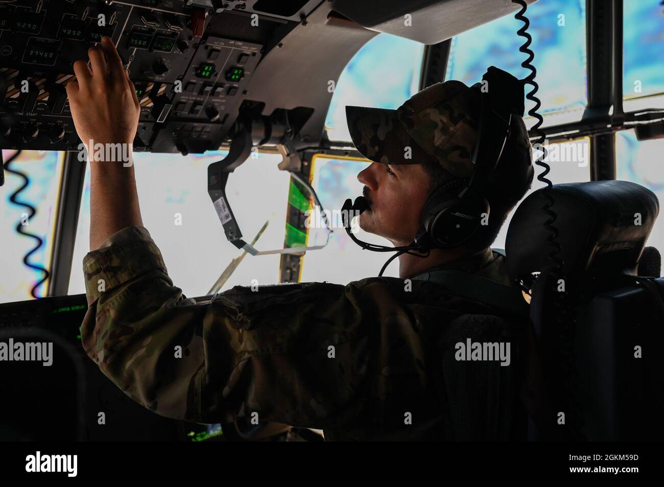 U.S. Air Force 1st Lt. Patrick Halloran, a C-130J Super Hercules pilot ...