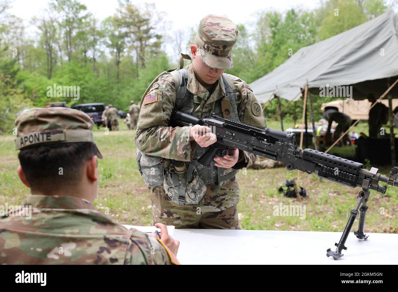 New York Army National Guard Sgt. Joshua Aponte of Charlie Troop, 2nd ...