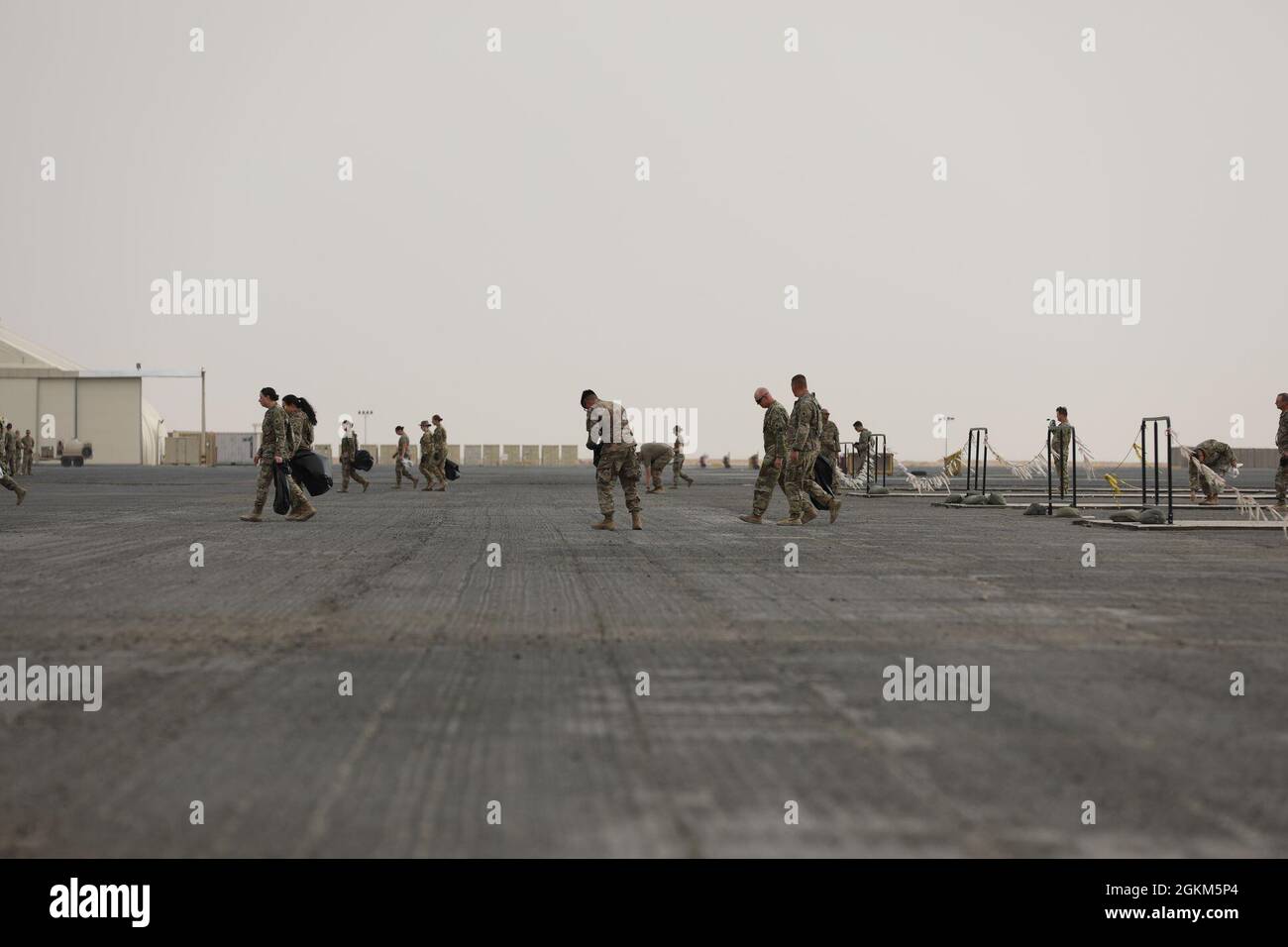 Soldiers of Task Force Phoenix conduct a Foreign Object and Debris (FOD ...