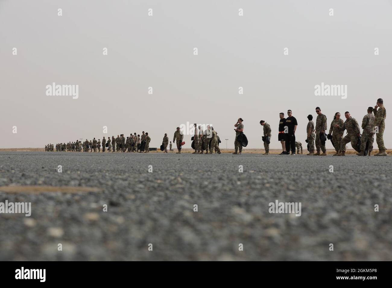 Soldiers of Task Force Phoenix conduct a Foreign Object and Debris (FOD ...