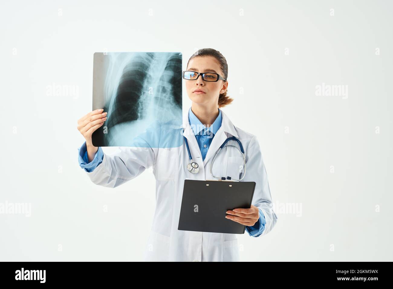 radiologist with x-ray health care hospital work Stock Photo - Alamy