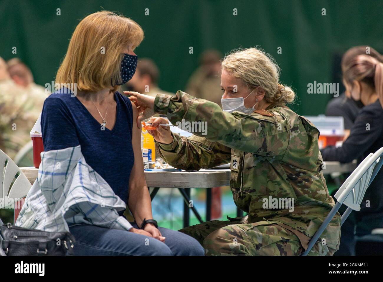 Lt. Col. Carleen Messina, a flight surgeon assigned to the 158th ...