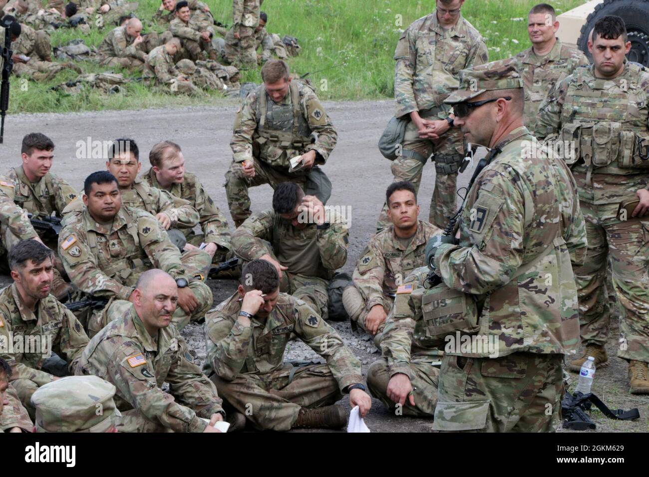 Lt. Col. Levy Davis, First Army Observer, Coach / Trainer and commander ...