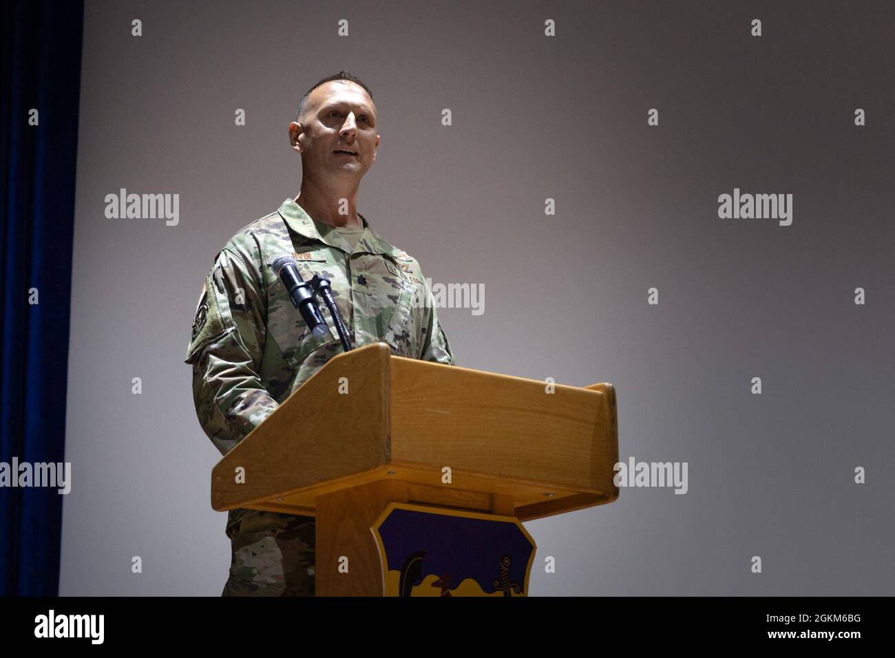 U.S. Air Force Lt. Col. John Garvin, 387th Air Expeditionary Squadron ...