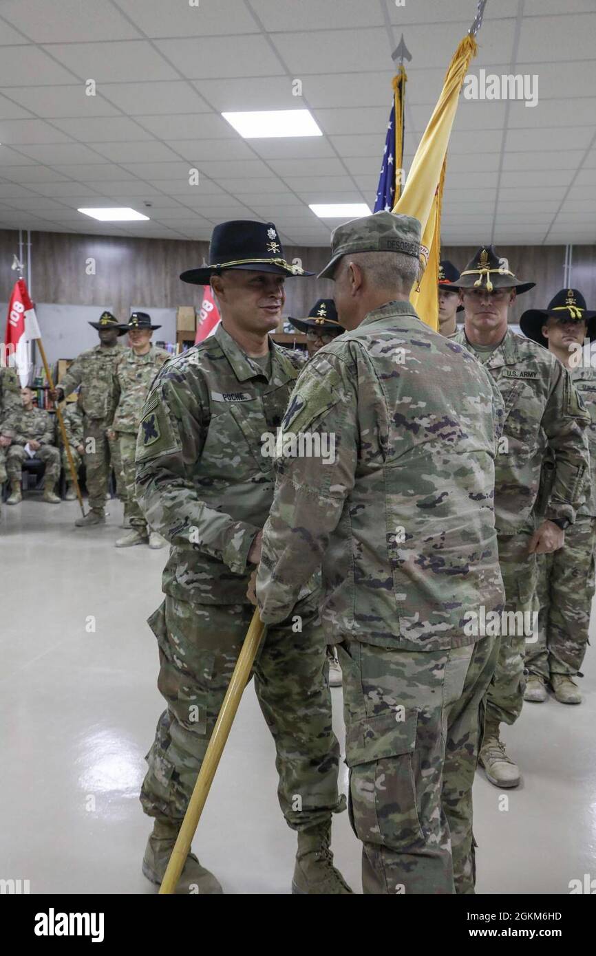 Lt. Col. Michael Poche, the incoming commander of the Louisiana ...