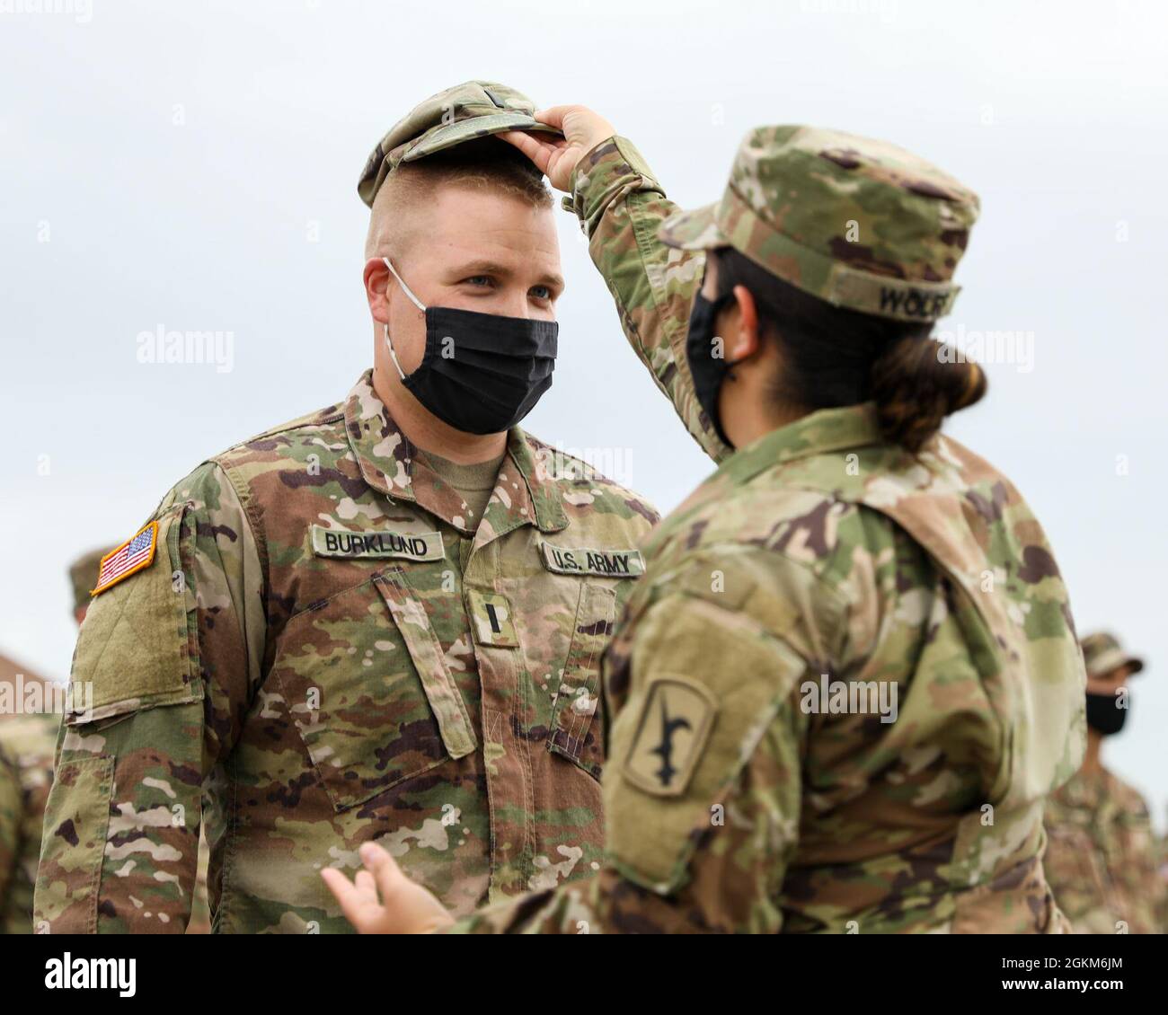 James Burklund, transportation officer, Headquarters and Headquarters ...