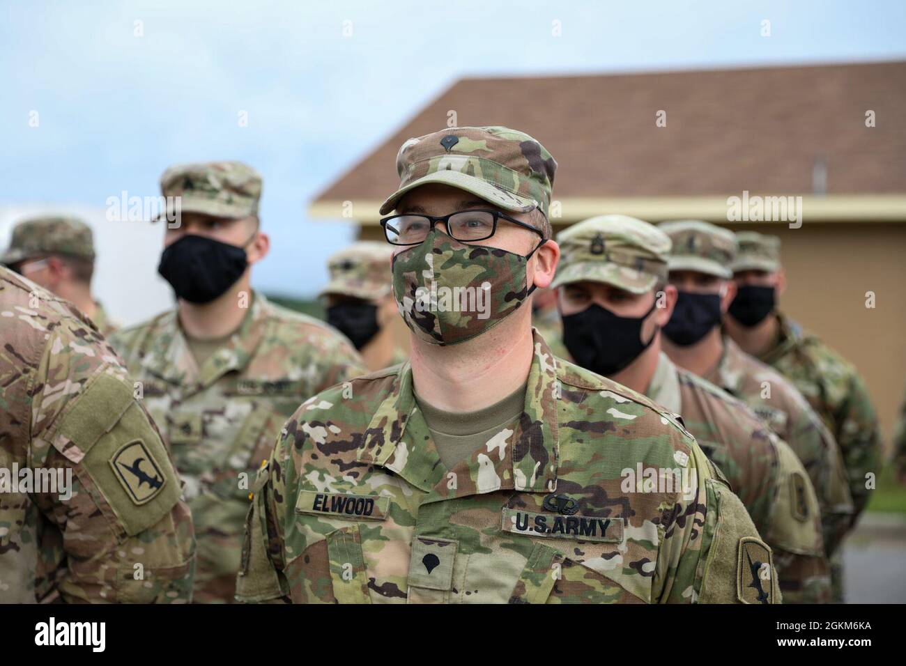 Spc. Samuel Elwood, a geospatial engineer with the Nebraska Army ...