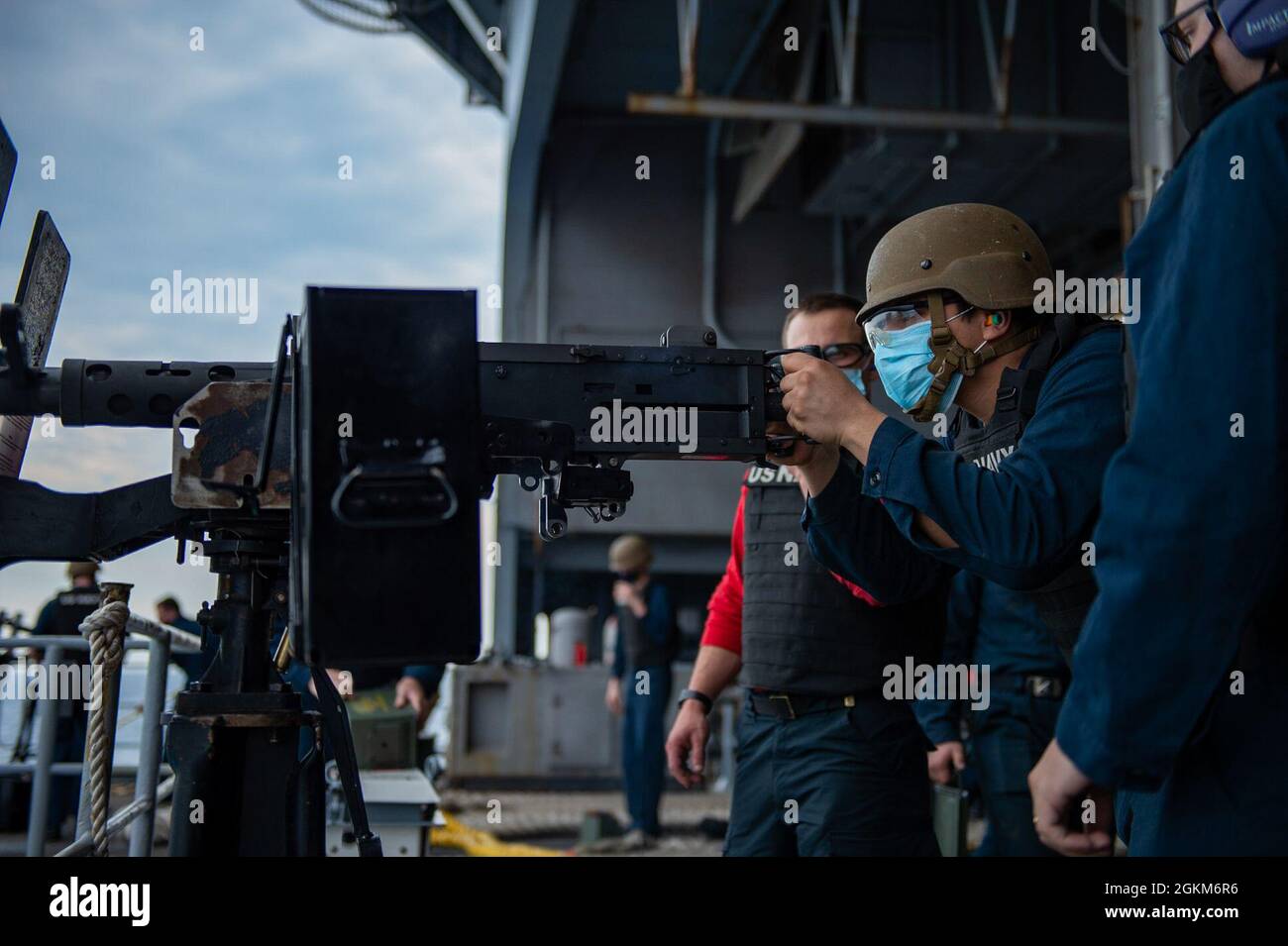 210523-N-NV699-1062 ATLANTIC OCEAN (May 23, 2021) Aviation Ordnanceman ...