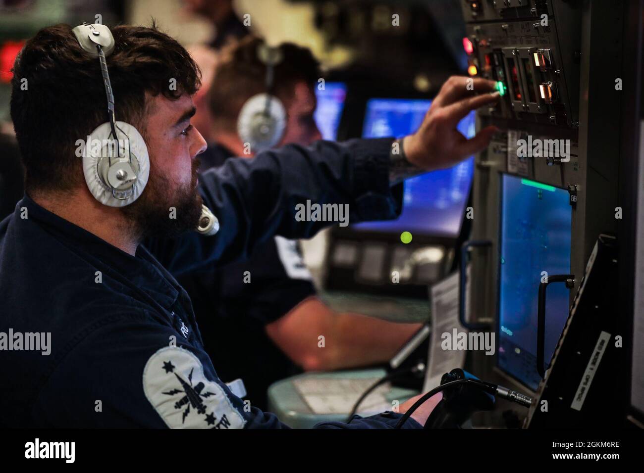 The operations room of one of the Royal Navy's most modern warships the ...
