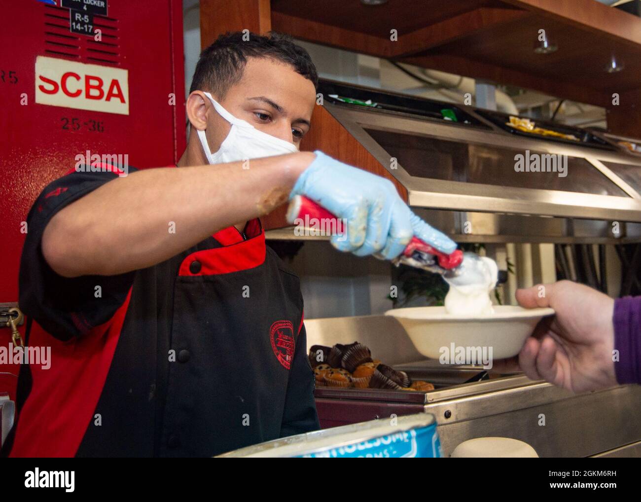 210523-N-BD352-0003 ATLANTIC OCEAN (May 23, 2021) Culinary Specialist ...