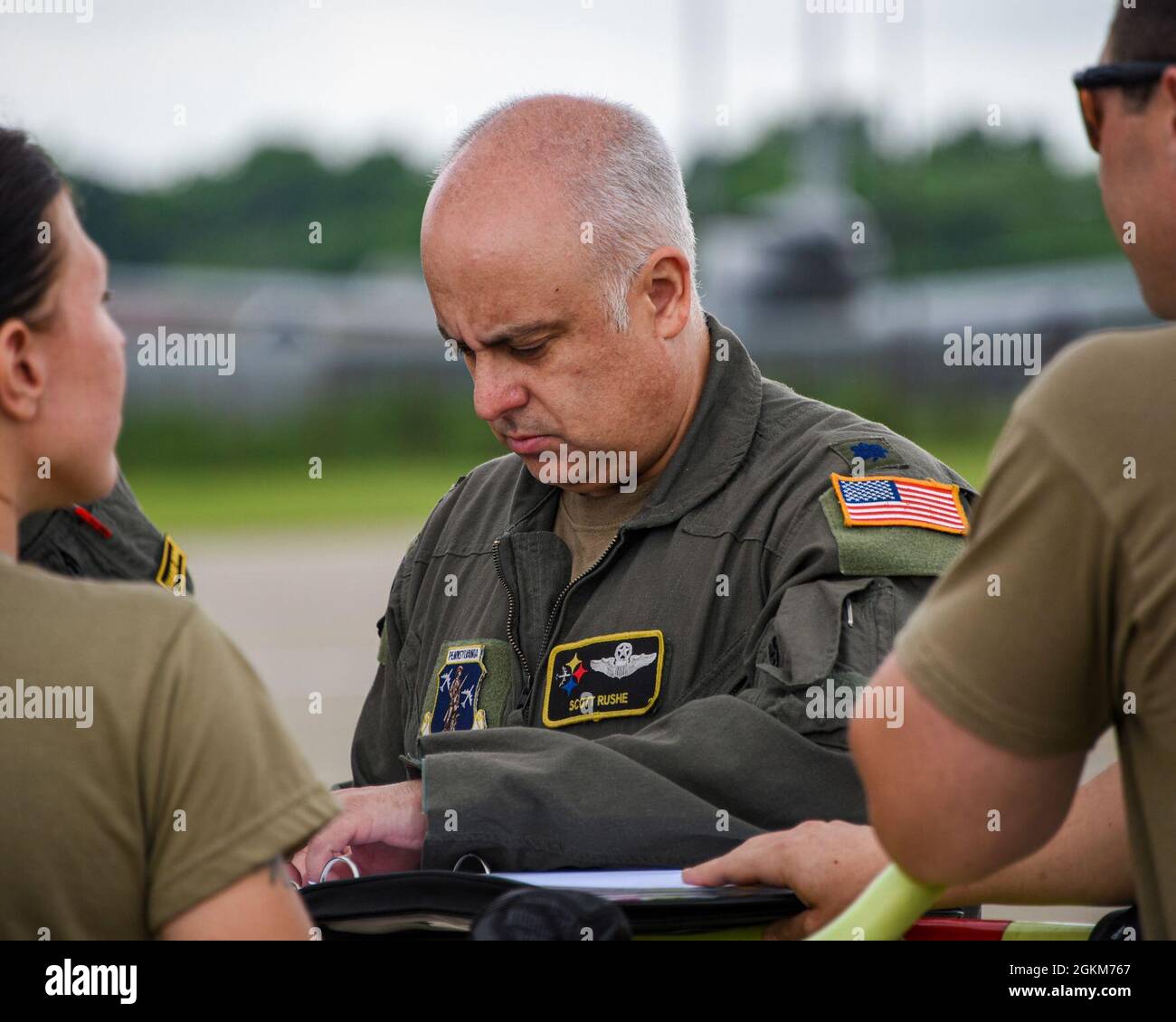 Pennsylvania Air National Guardsman, Lt. Col. Scott Rushe, assigned to ... Pennsylvania Air National Guardsman, Lt. Col. Scott Rushe, assigned to ...