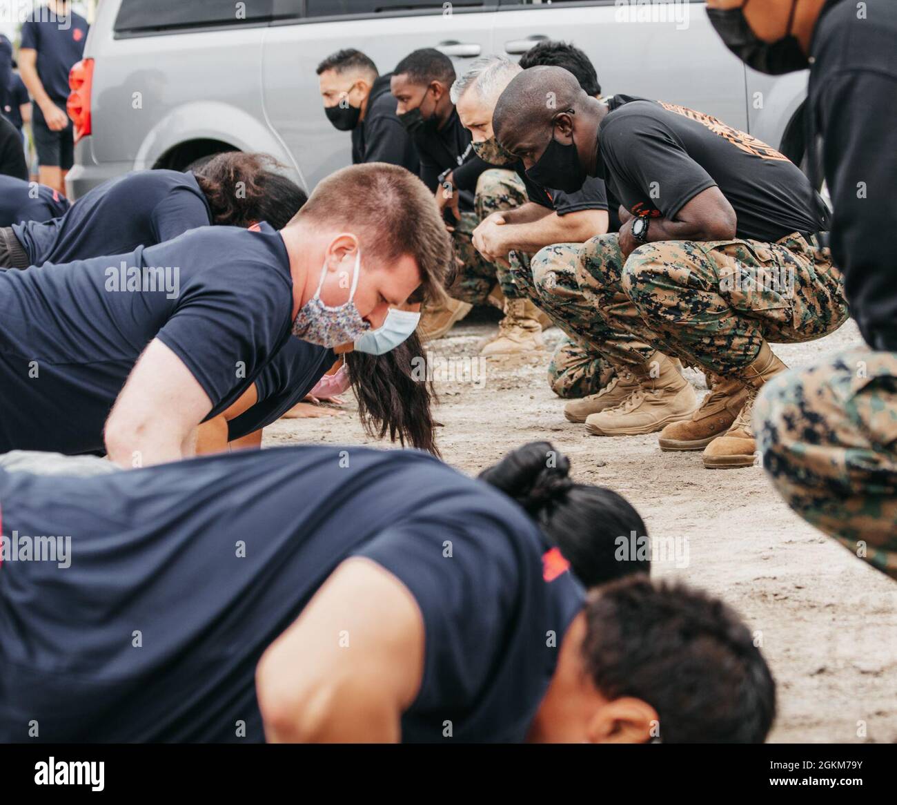 U.S. Marines with Recruiting Station Orange County observe future ...