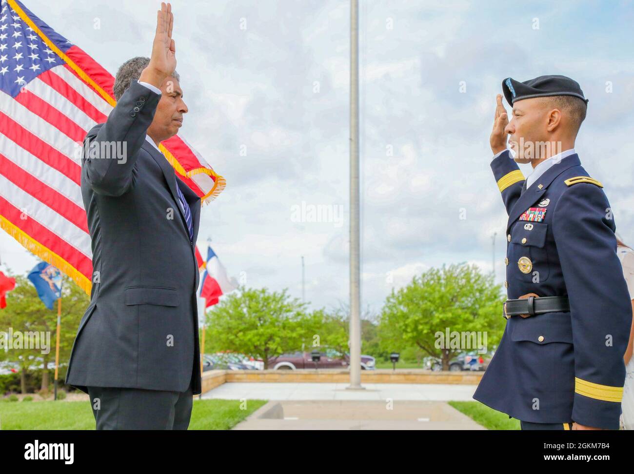 U.S. Army Gen. (Ret.) Vincent Brooks and U.S. Army Brig. Gen. Andrew ...