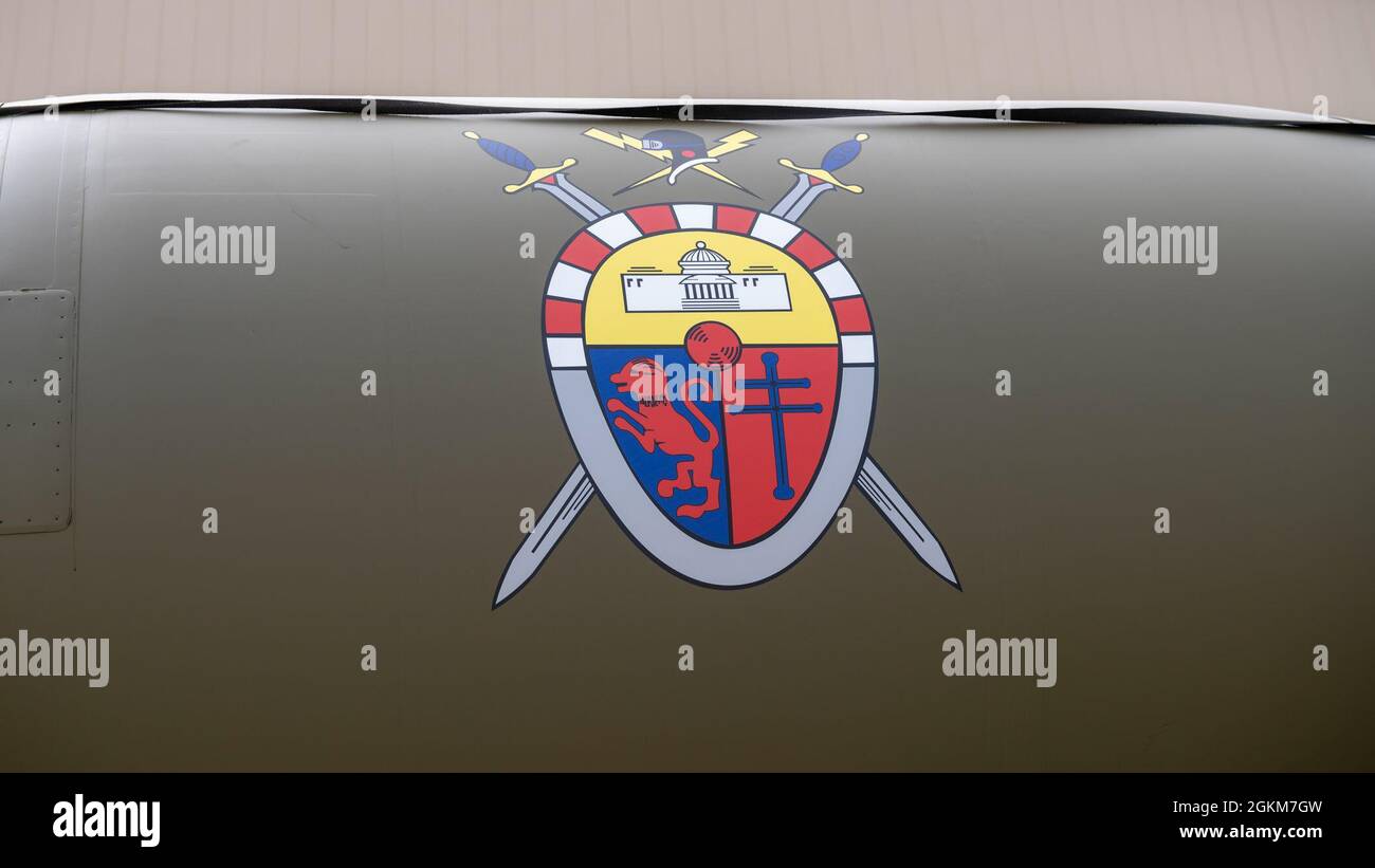 The engine cowling of a heritage A-10 Thunderbolt II, from the 124th ...