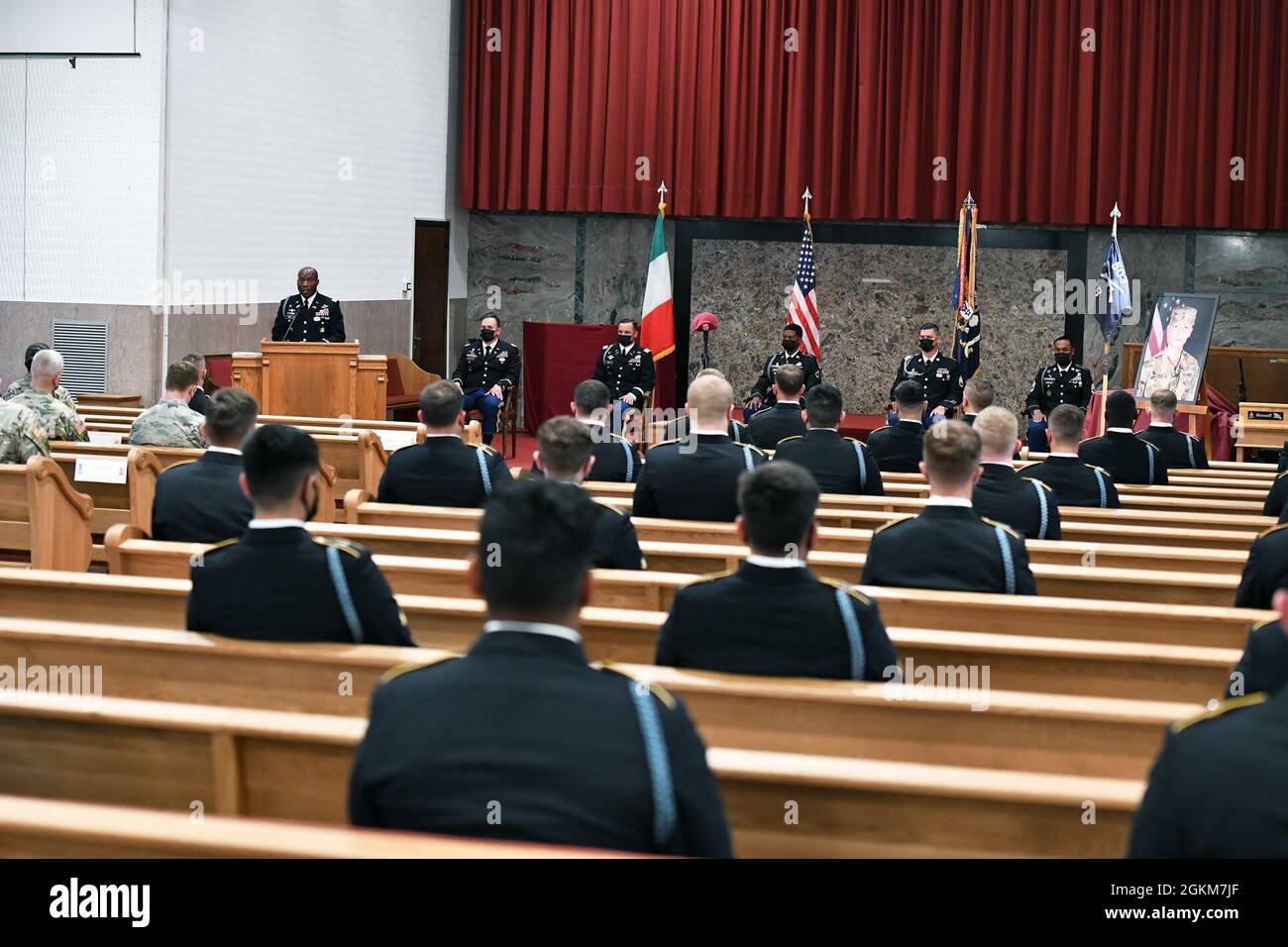 Lt. Col. Kitefre Oboho, commander the 1st Battalion, 503rd Infantry ...