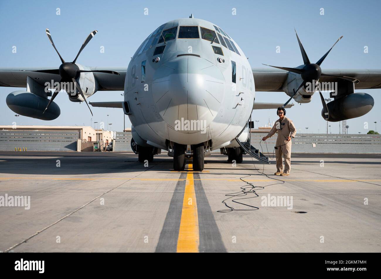 U.S. Marine Corps Cpl. Taylor Athey a loadmaster assigned to Marine ...
