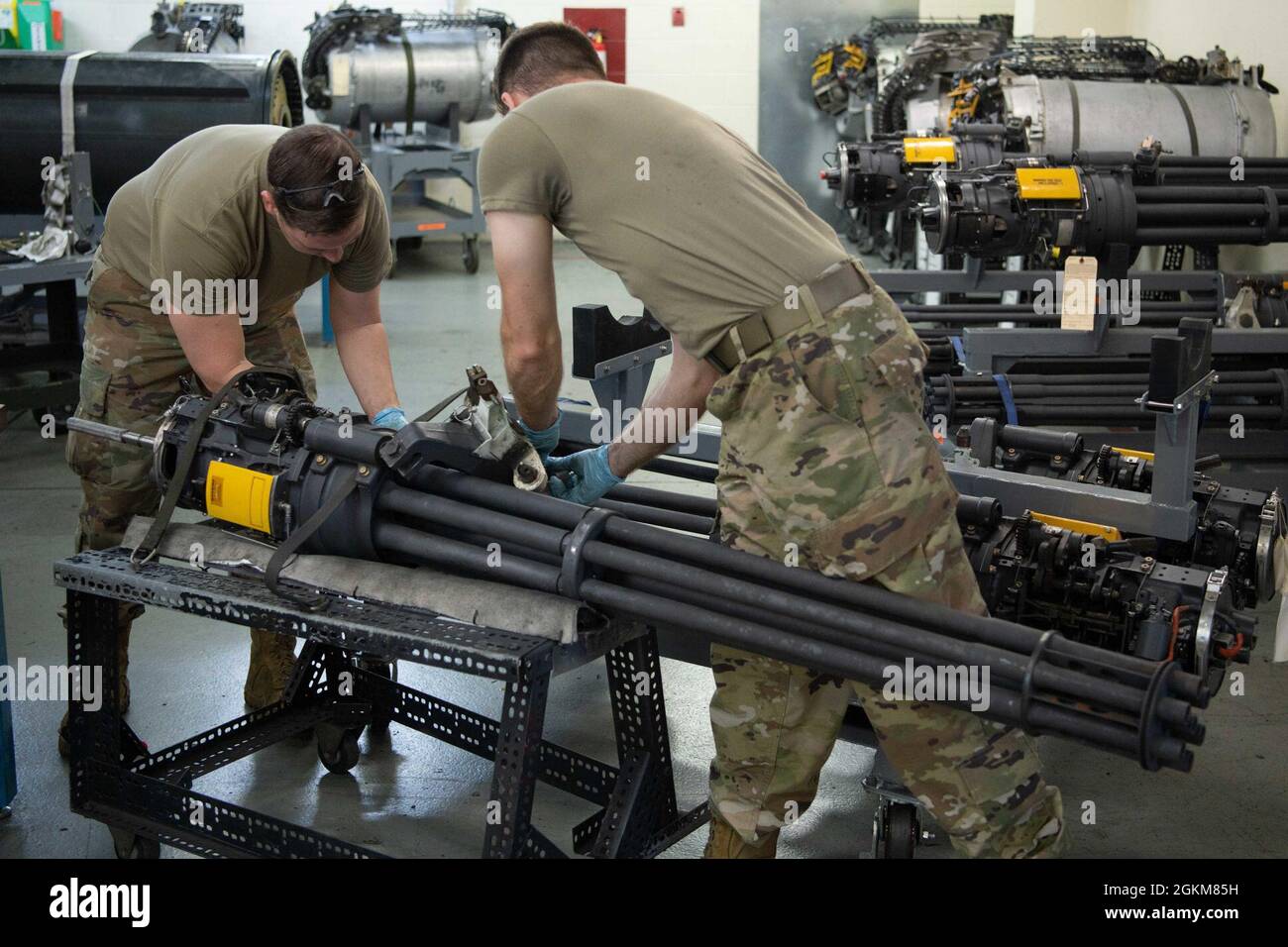 Staff Sgt. Dylan Allen and Staff Sgt.Thane Covert, armament maintenance ...