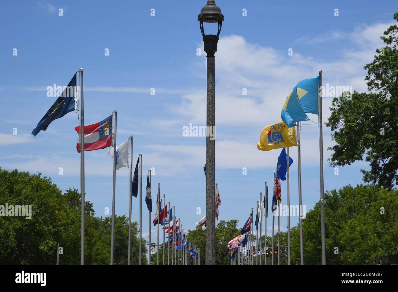 The Boulevard of Flags was established on Oct. 4, 1988 by the John C ...